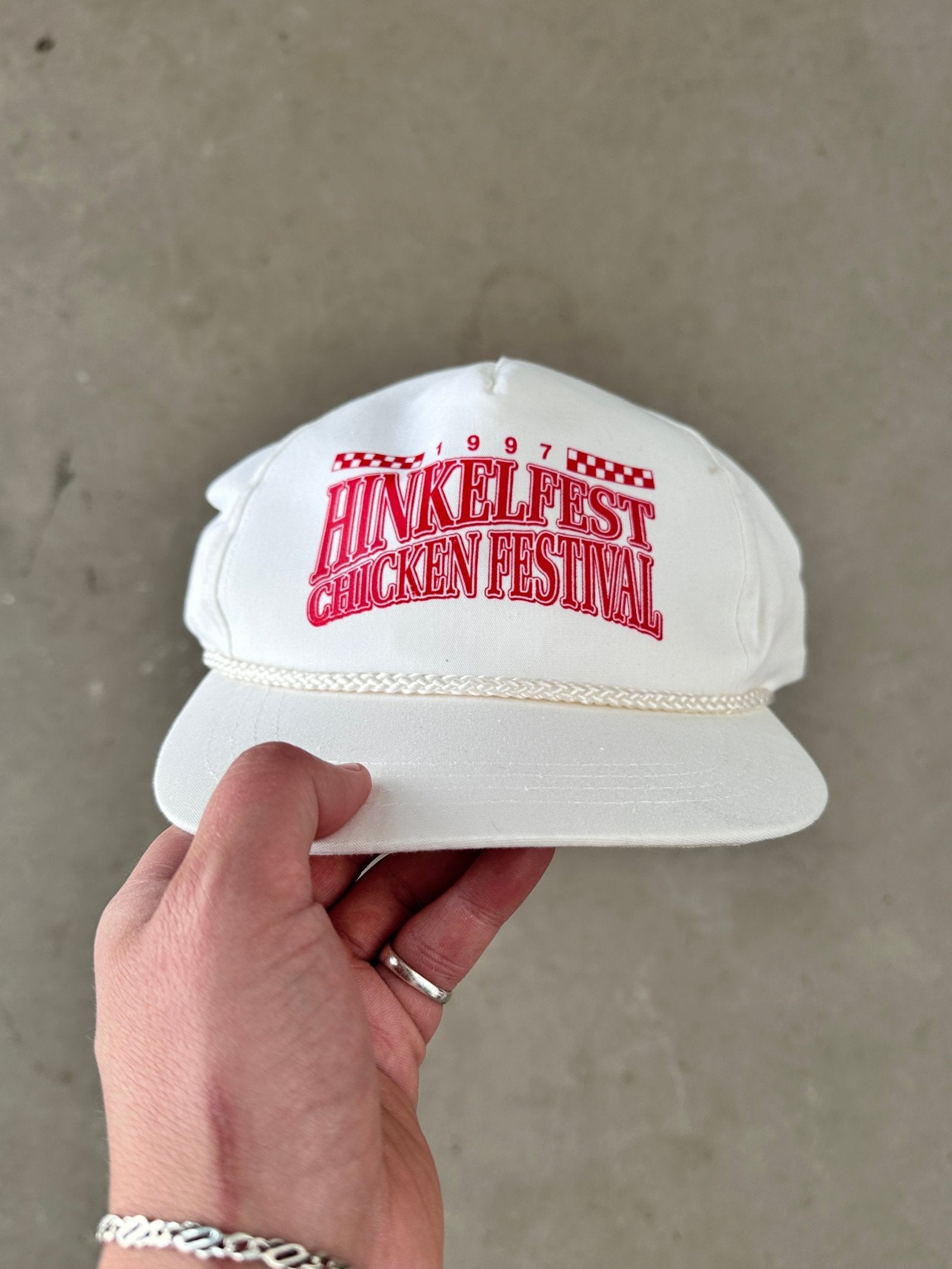 1997 Hinkelfest Chicken Festival Cap – Permanent Orbit