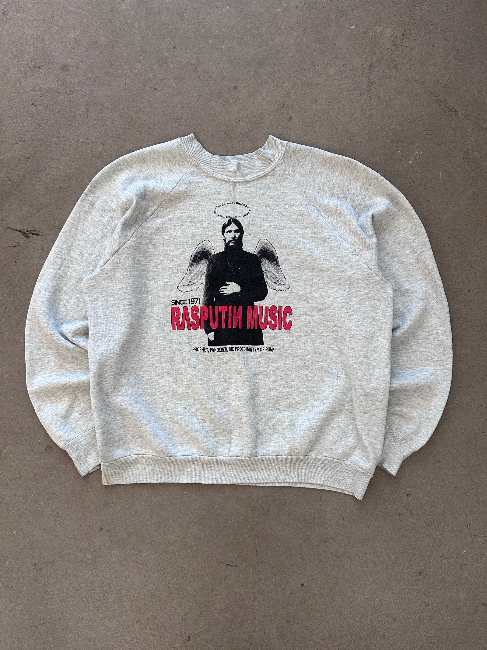 1990's Rasputin Music Record Store Sweat - L – Permanent Orbit